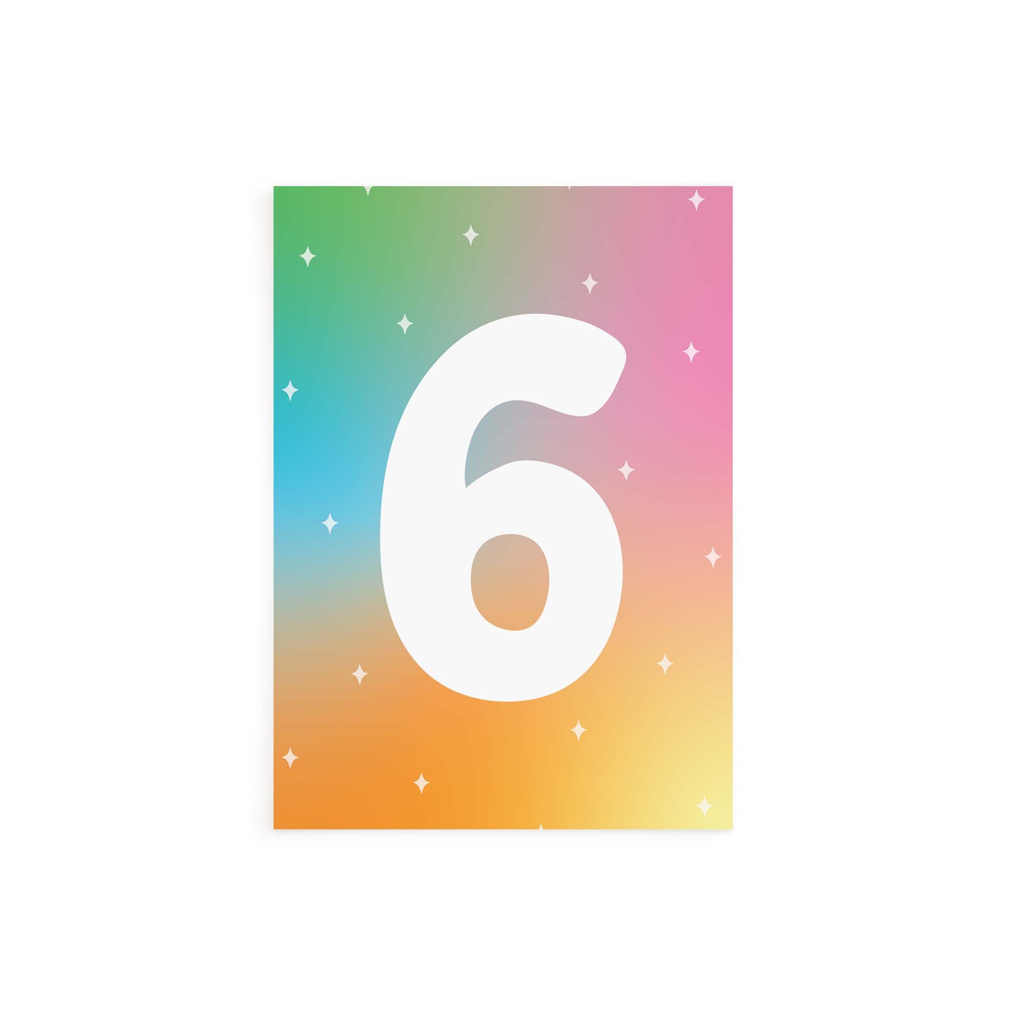Gradient Sparkle Six Card – Tihara Smith