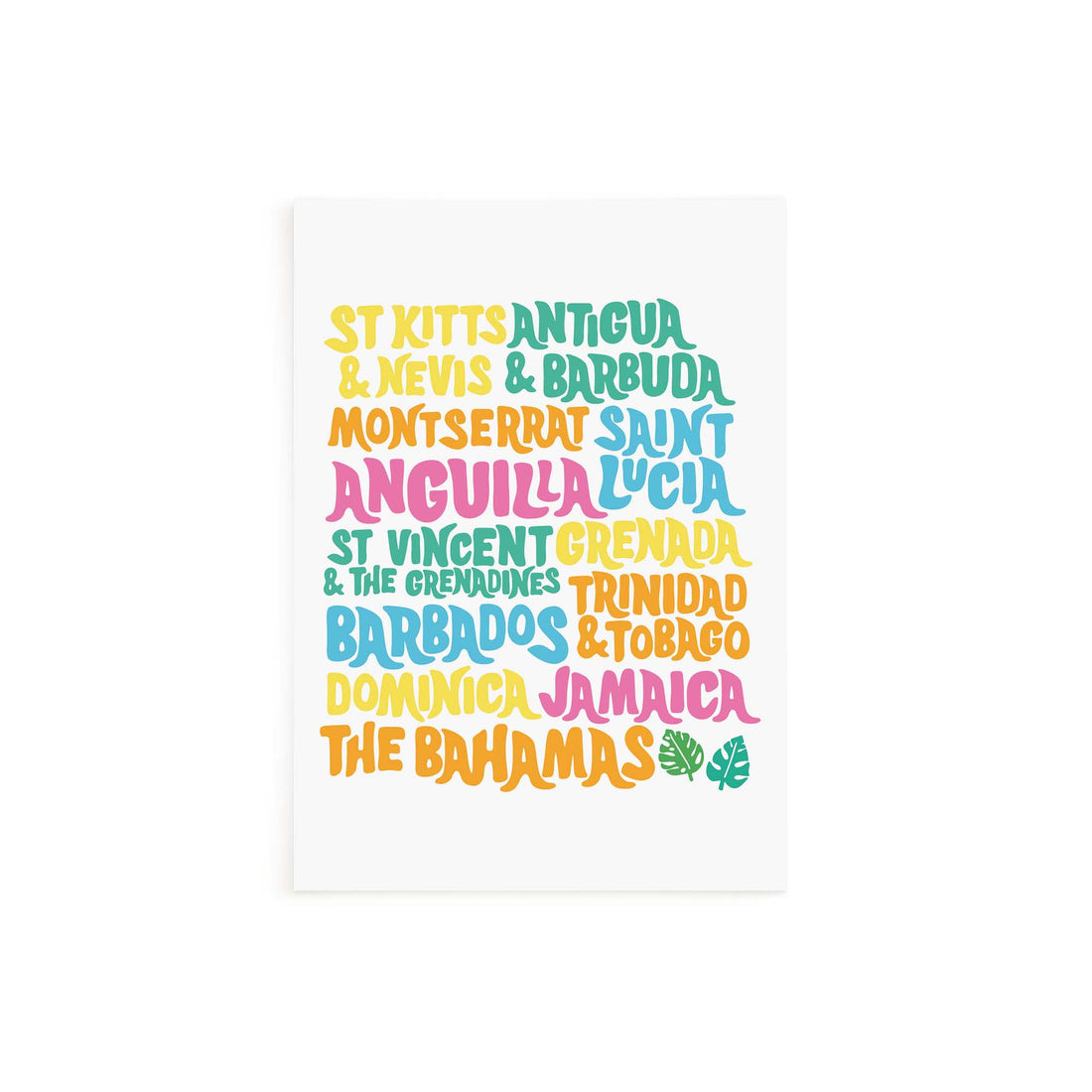 Caribbean Islands Greeting Card - Blank Greeting Card Online – Tihara Smith