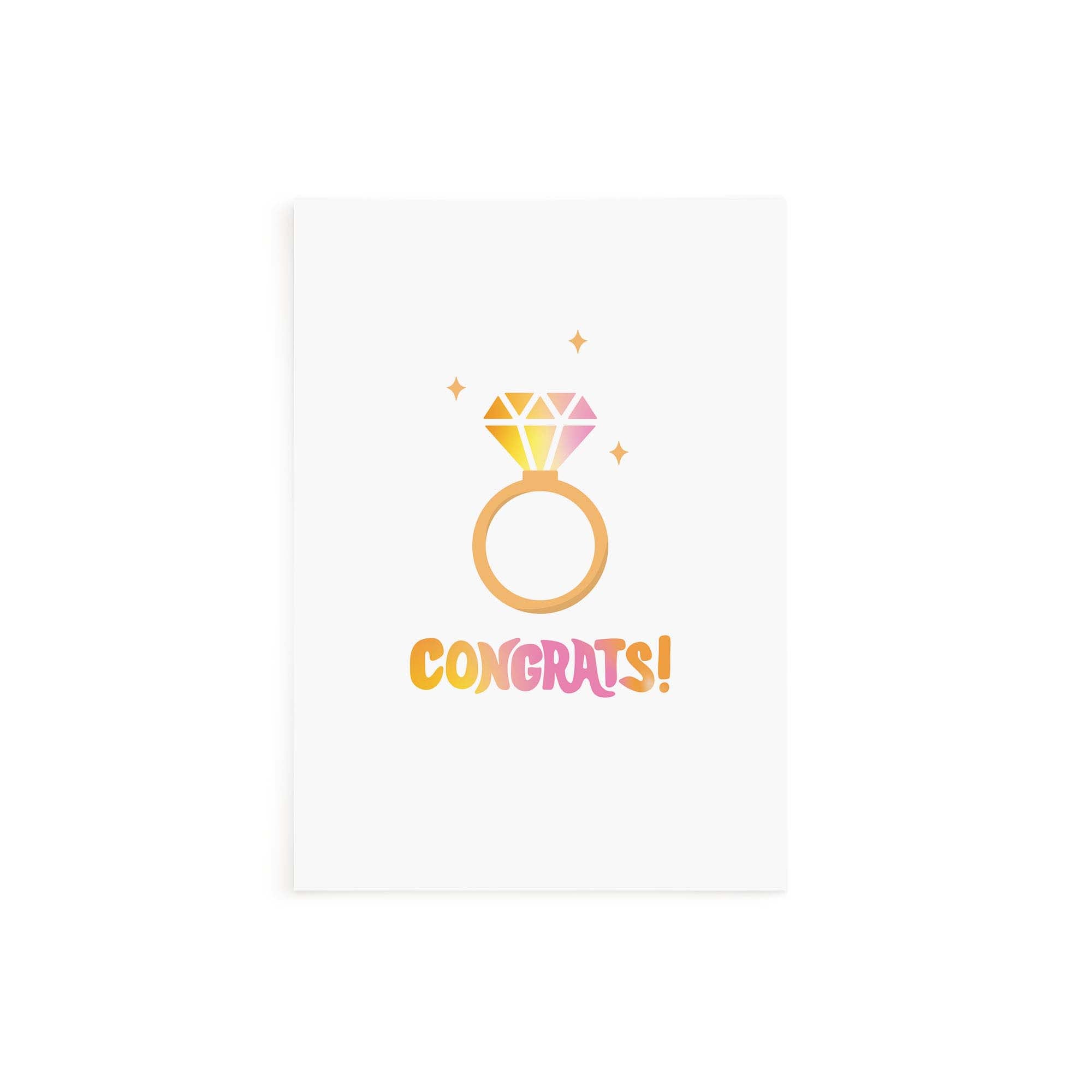 Congrats Engagement Ring Card – Tihara Smith