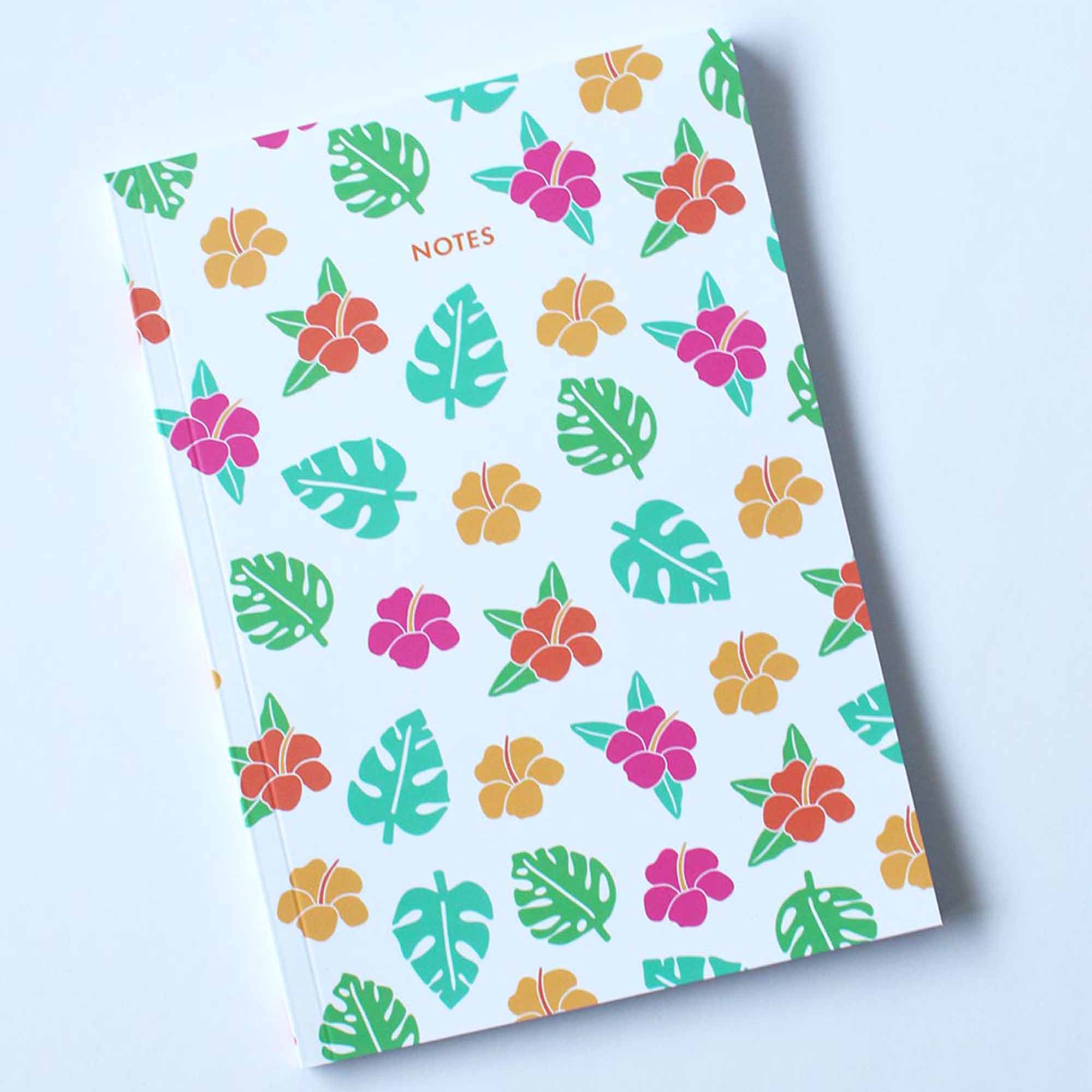 Hibiscus & Monstera Tropical Notebook – Tihara Smith