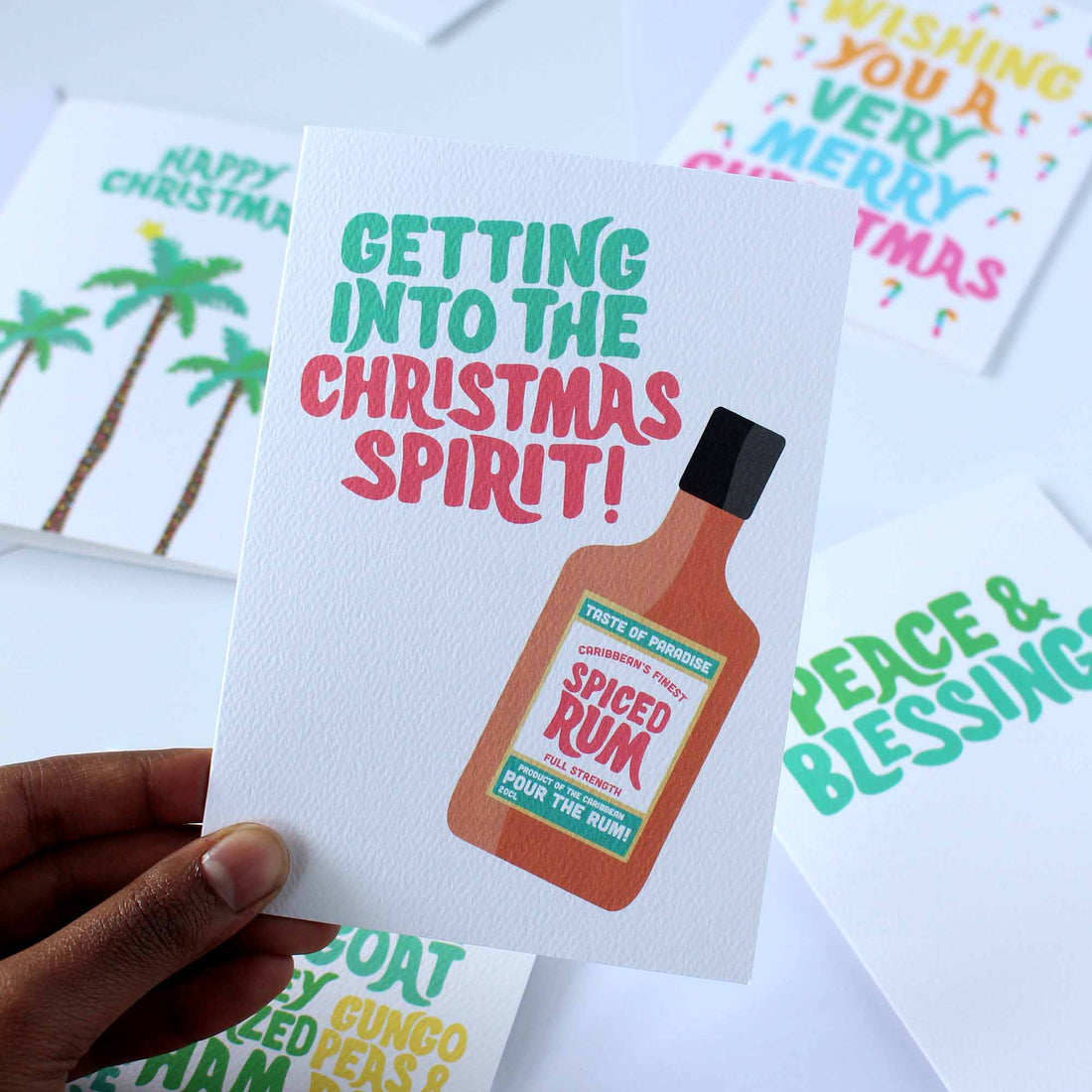 Getting into the Christmas Spirit Greeting Card - Blank Greeting Card ...