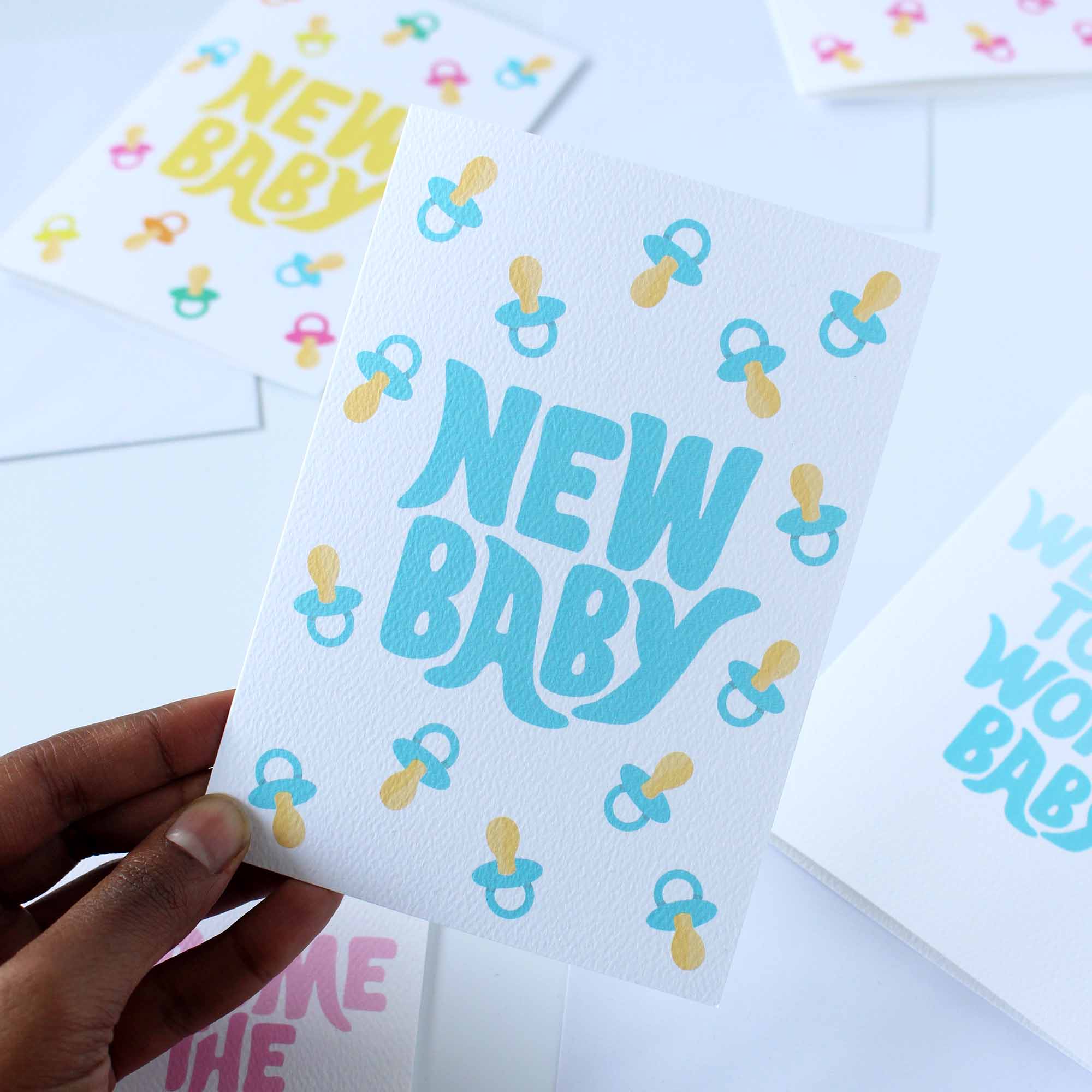 New Baby Card - Blank Greeting Card Online - For New Baby Wishes ...