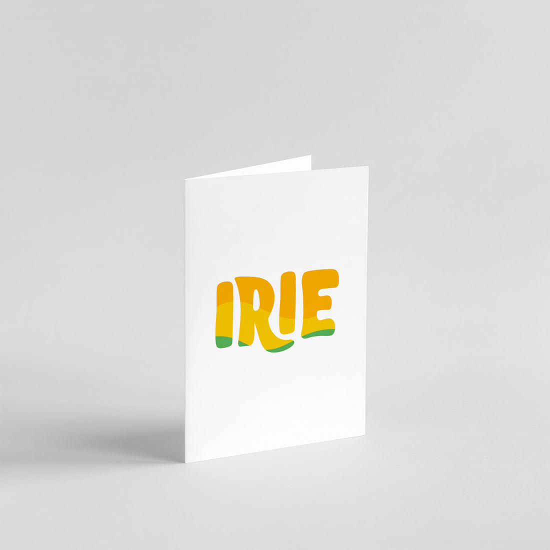 Irie Caribbean Greeting Card - Blank Greeting Card Online – Tihara Smith