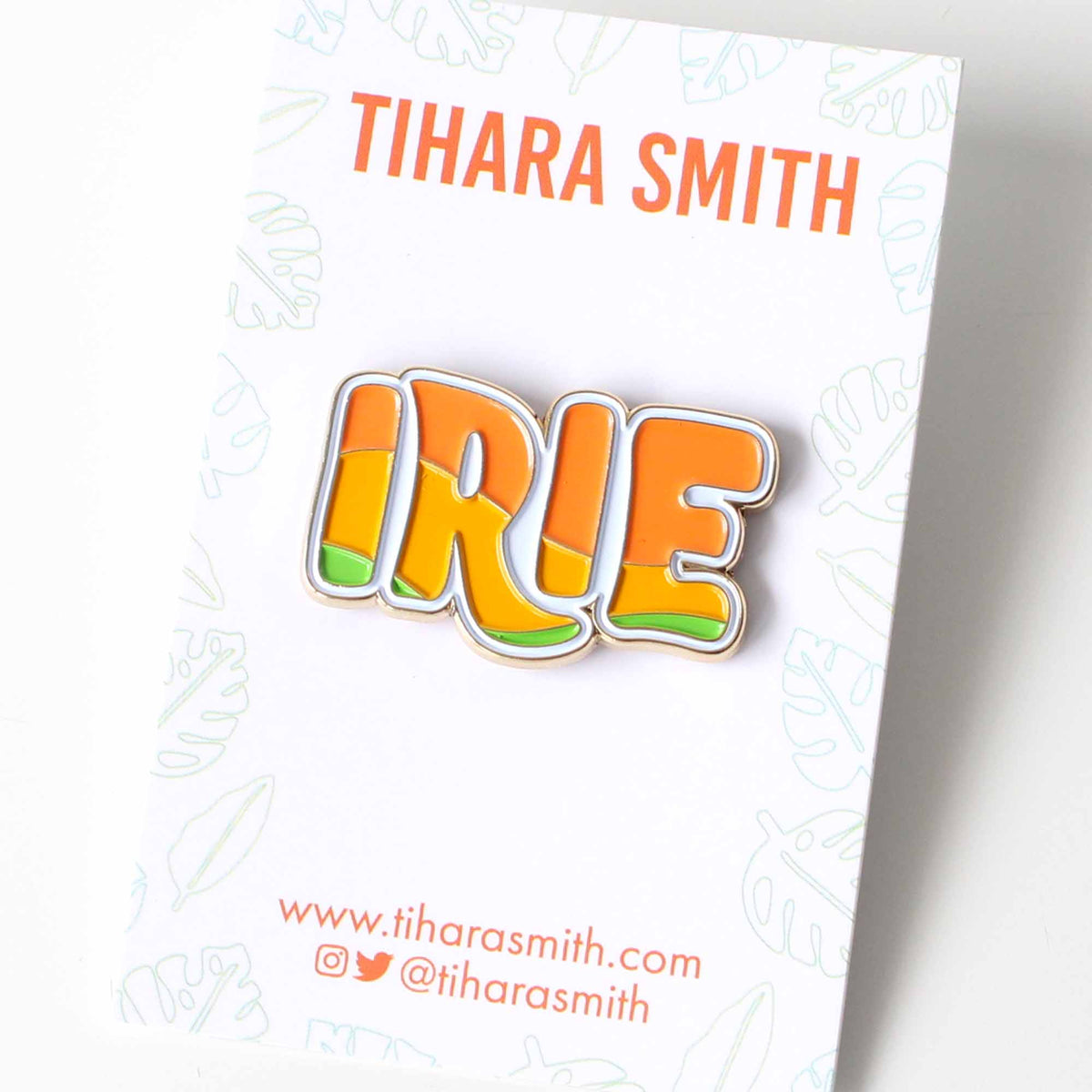 Enamel Pin | Irie Caribbean Inspired Accessories – Tihara Smith